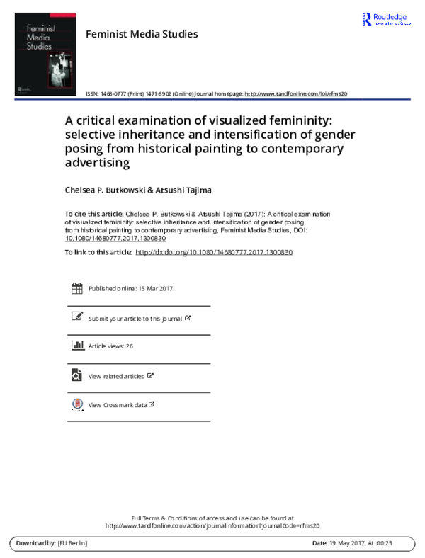 (PDF) A critical examination of visualized femininity: selective ...