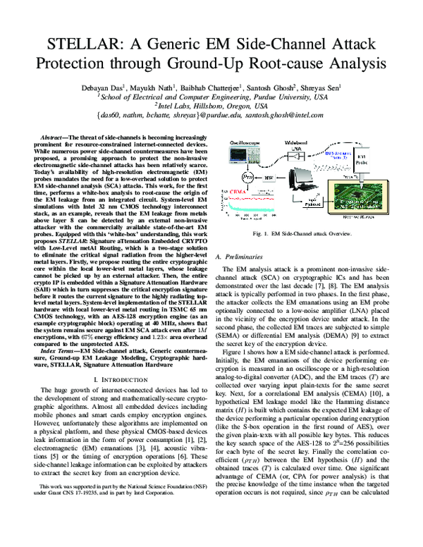 (PDF) STELLAR: A Generic EM Side-Channel Attack Protection through ...