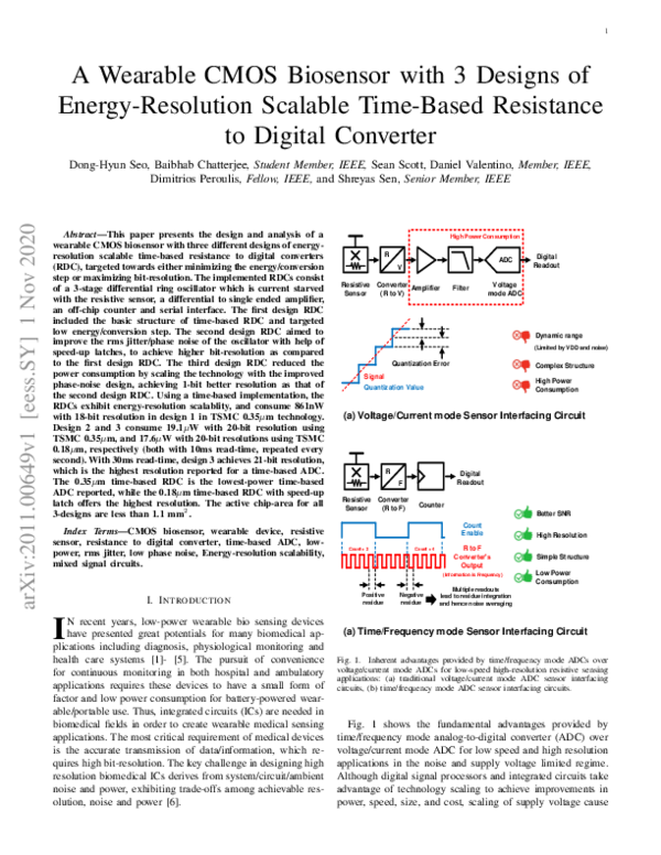 (PDF) A Wearable CMOS Biosensor with 3 Designs of Energy-Resolution ...