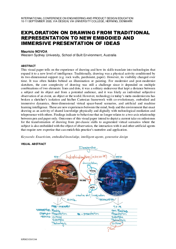 (PDF) Exploration on drawing from traditional representation to new ...