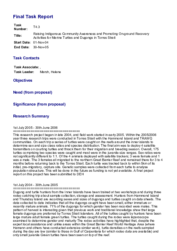 (PDF) Effective communication tools to engage Torres Strait Islanders ...