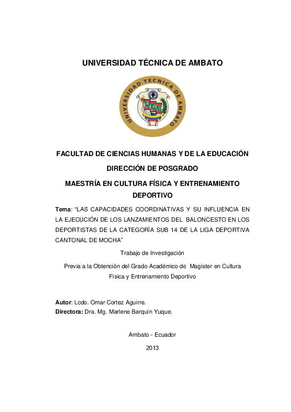(PDF) Revisión conceptual y tipología de la coordinación motriz en el ...