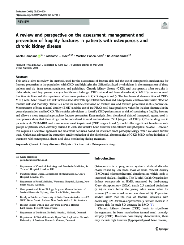 (PDF) A review and perspective on the assessment, management and ...