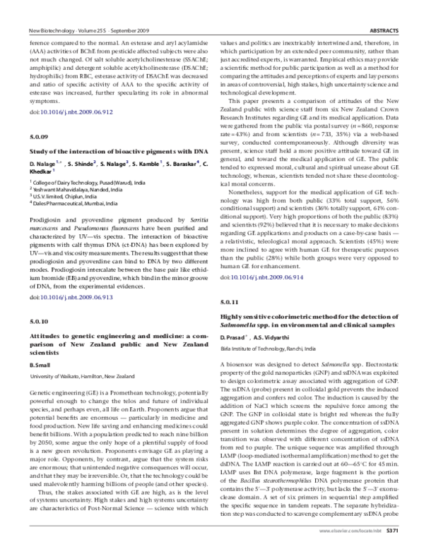 Pdf Highly Sensitive Colorimetric Method For The Detection Of Salmonella Spp In Environmental