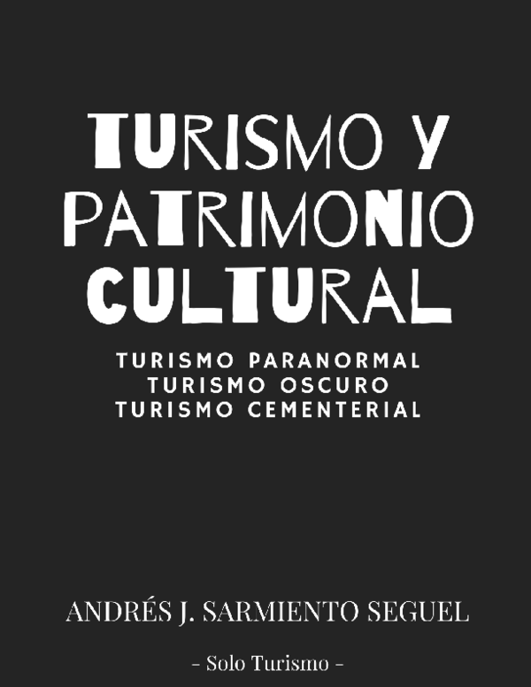 (PDF) Turismo Y Patrimonio Cultural
