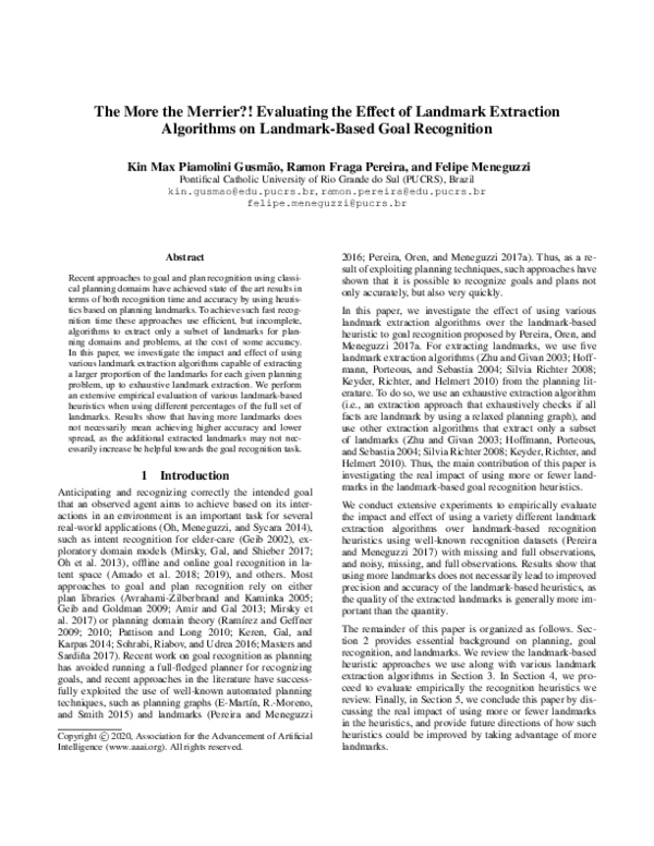(PDF) The More the Merrier?! Evaluating the Effect of Landmark Extraction Algorithms on Landmark ...
