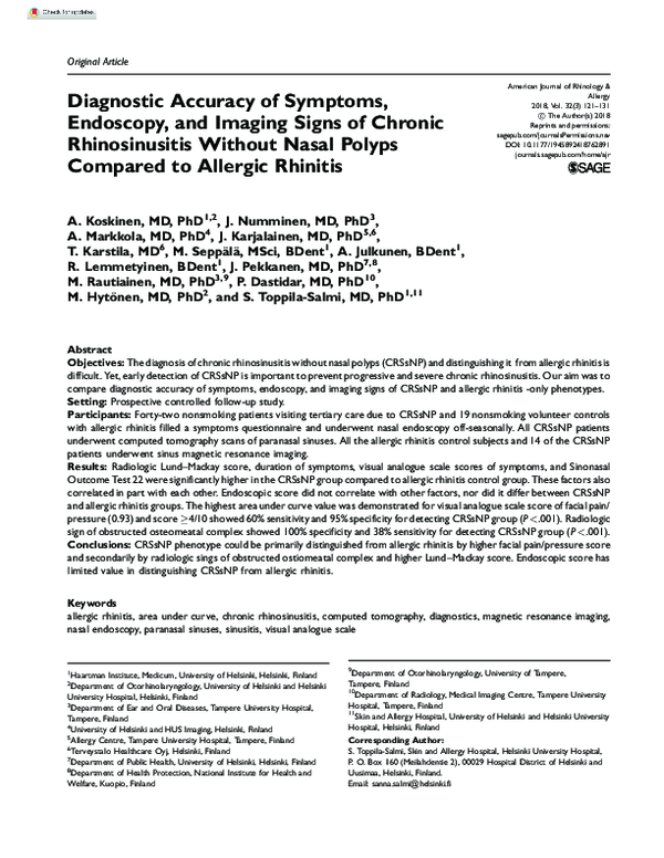 (PDF) Diagnostic Accuracy of Symptoms, Endoscopy, and Imaging Signs of ...