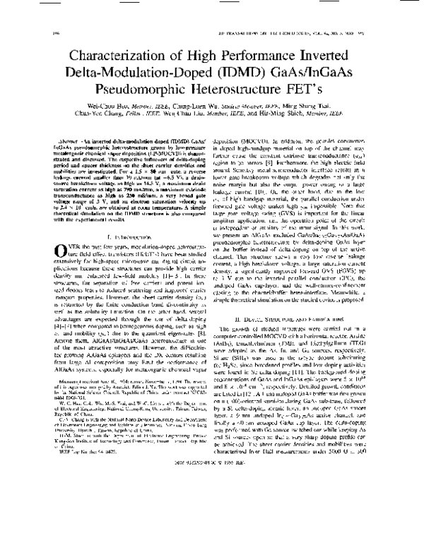 (PDF) Characterization of high performance inverted delta-modulation ...