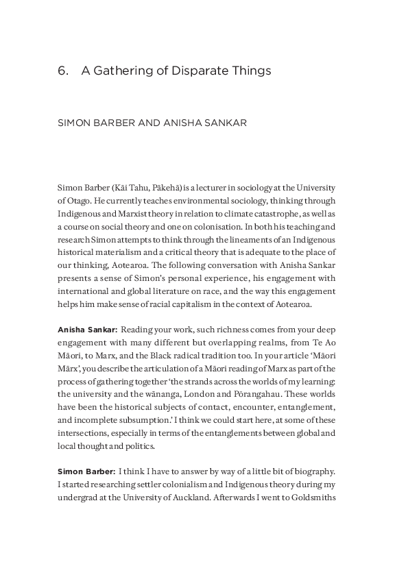 (PDF) 6. A Gathering of Disparate Things (An Interview with Simon Barber)