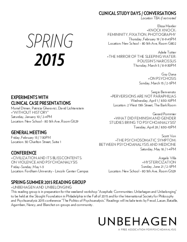 (PDF) Experiments with Clinical Case Presentations General Meeting