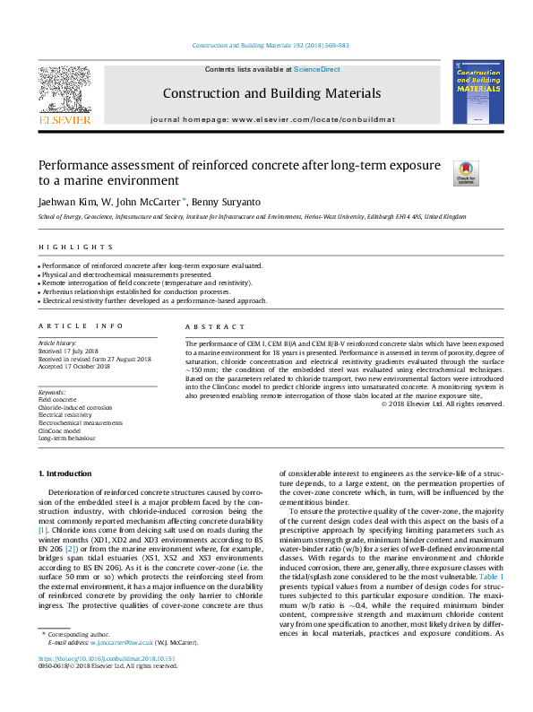 (PDF) Performance assessment of reinforced concrete bridge columns using a damage index