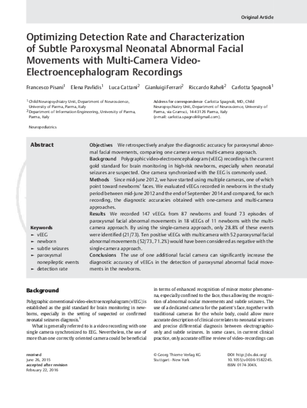 (PDF) Optimizing Detection Rate and Characterization of Subtle ...