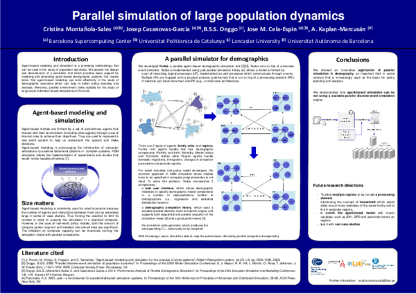 Pdf Parallel Simulation Of Large Population Dynamics Josep Casanovas 
