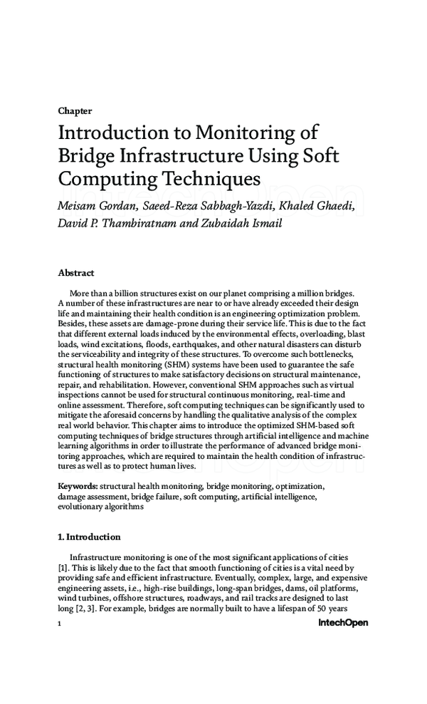 (PDF) Introduction to Monitoring of Bridge Infrastructure Using Soft Computing Techniques
