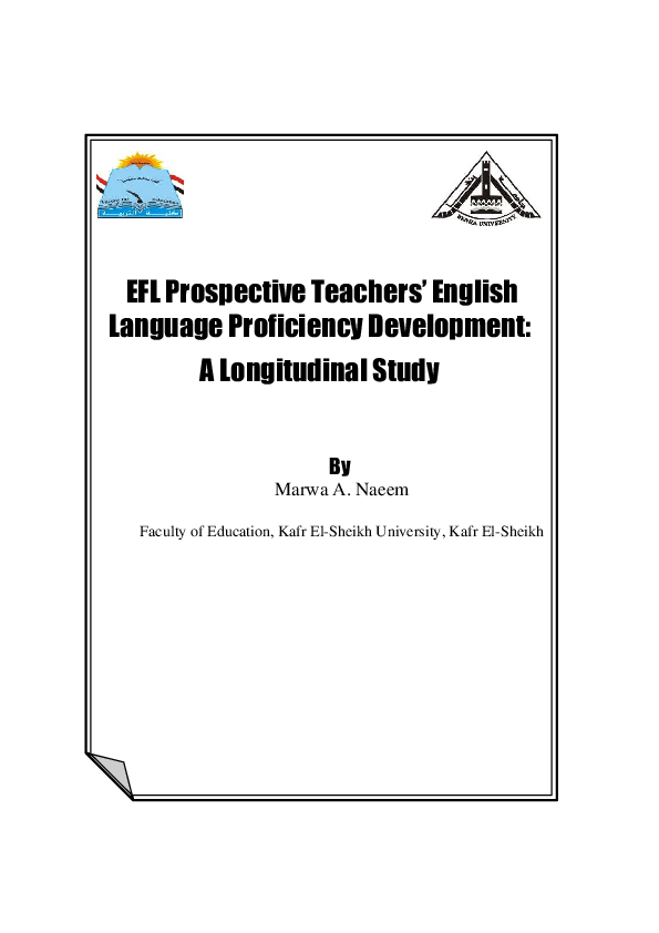 (PDF) EFL Prospective Teachers’ English Language Proficiency ...