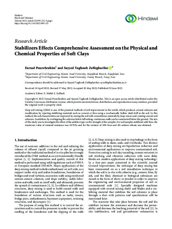 (PDF) Stabilizers Effects Comprehensive Assessment on the Physical and ...