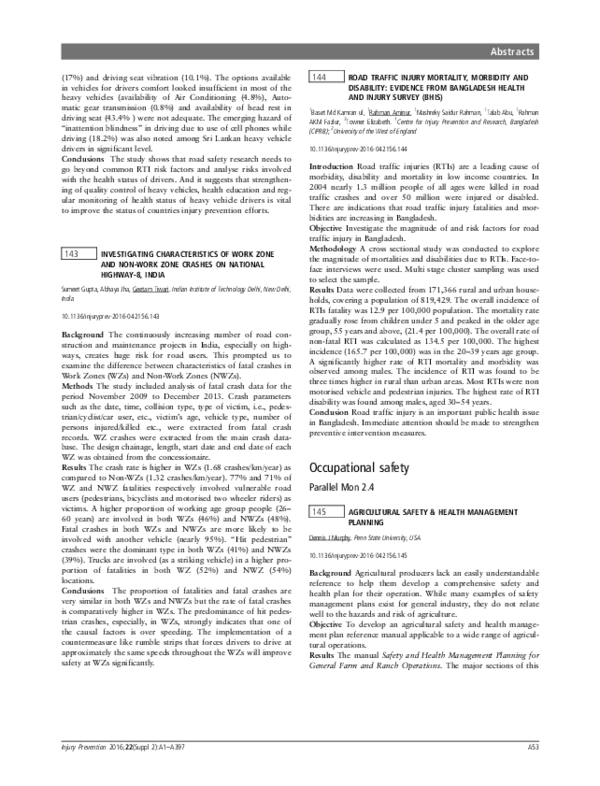 (PDF) 145 Agricultural safety & health management planning