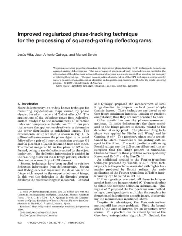 (PDF) Improved regularized phase-tracking technique for the processing of squared-grating ...