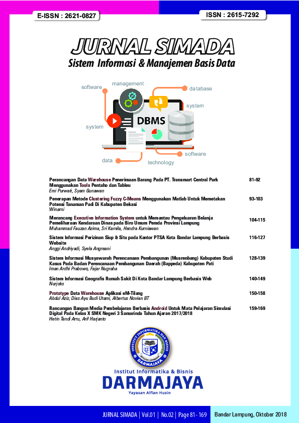 (PDF) Prototype Data Warehouse Aplikasi eM-Tilang