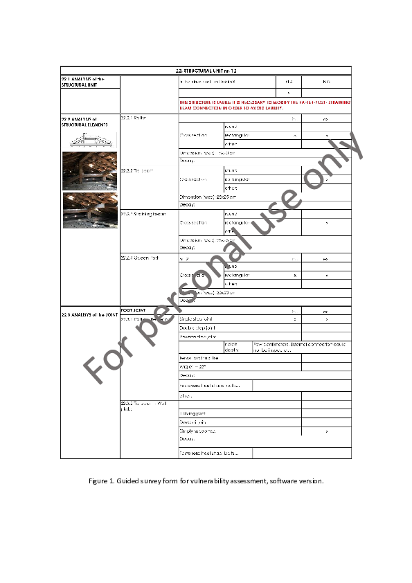 Pdf Assessing Seismic Vulnerability In Timber Roofs