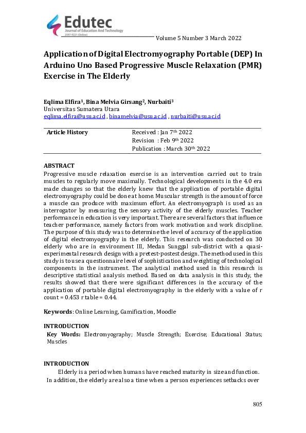 (PDF) Application of Digital Electromyography Portable (DEP) In Arduino ...