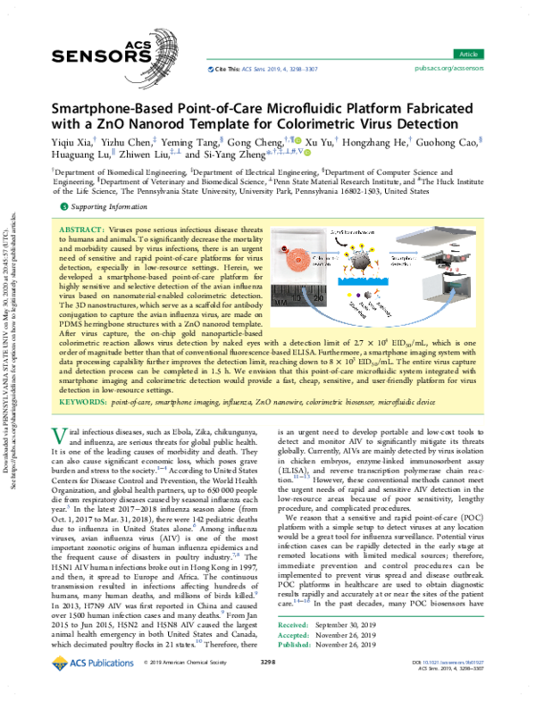 (PDF) Smartphone-Based Point-of-Care Microfluidic Platform Fabricated ...