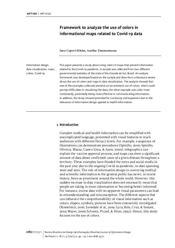 (PDF) Framework to analyze the use of colors in informational maps ...