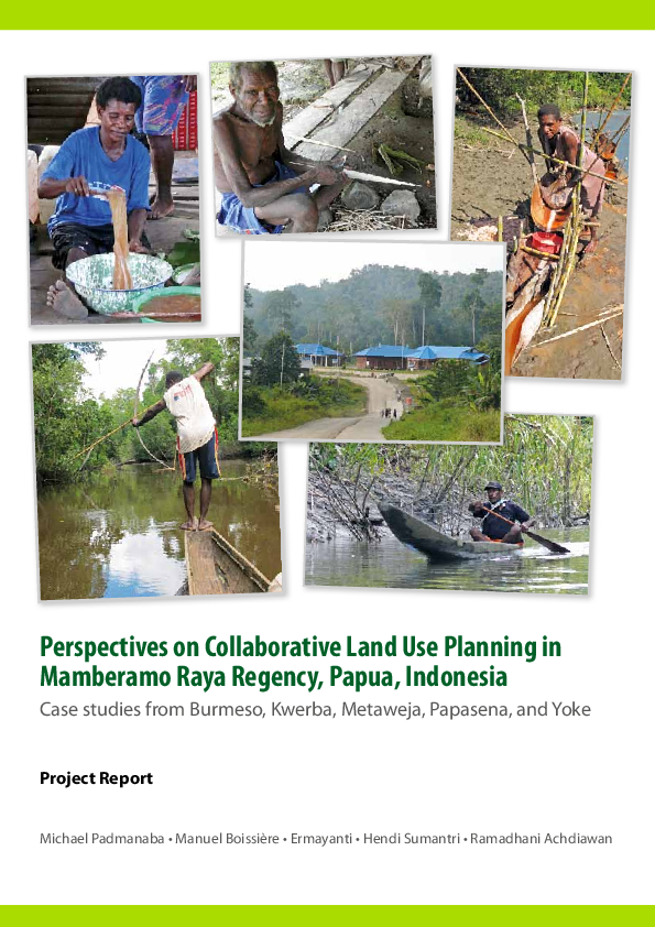 (PDF) Perspectives on collaborative land use planning in Mamberamo raya ...