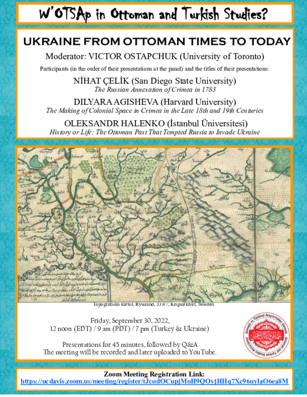 (PDF) UKRAINE FROM OTTOMAN TIMES TO TODAY