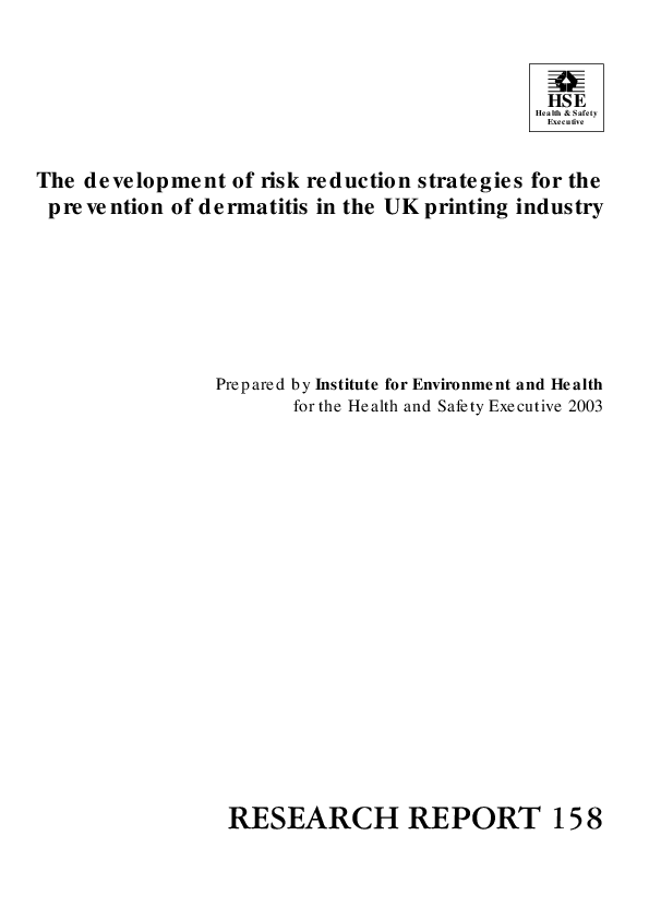 (PDF) 1 The development of risk reduction strategies for the prevention ...