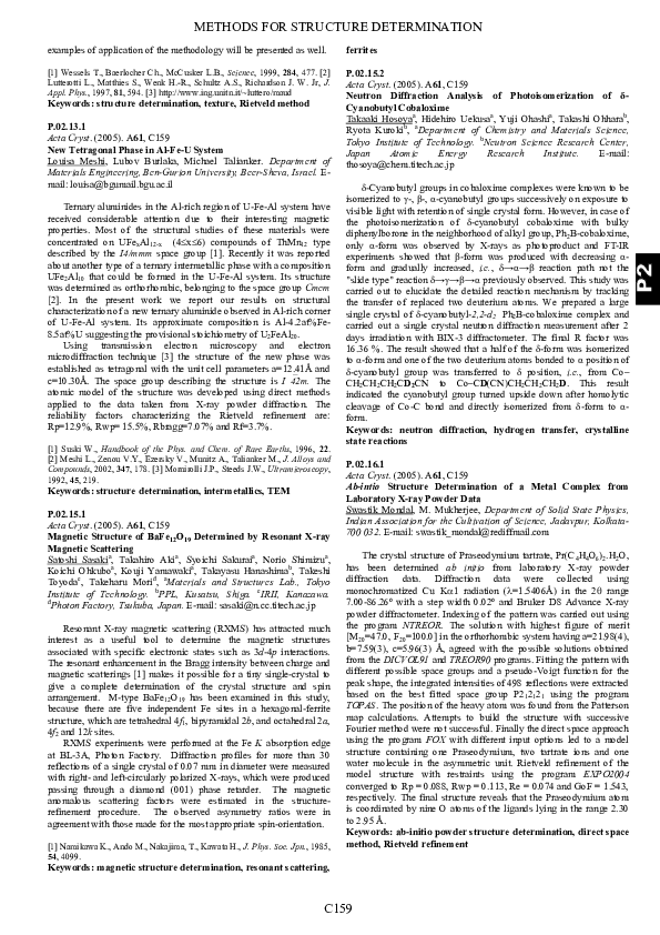 (PDF) New tetragonal phase in Al-Fe-U System