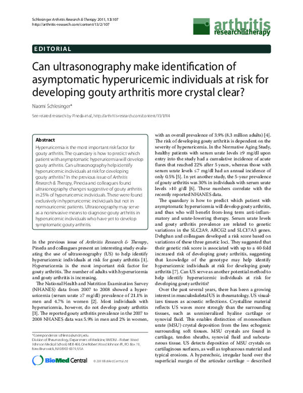 (PDF) Can ultrasonography make identification of asymptomatic ...