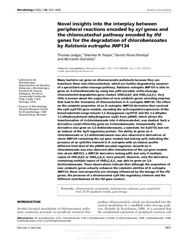 (PDF) Novel insights into the interplay between peripheral reactions ...