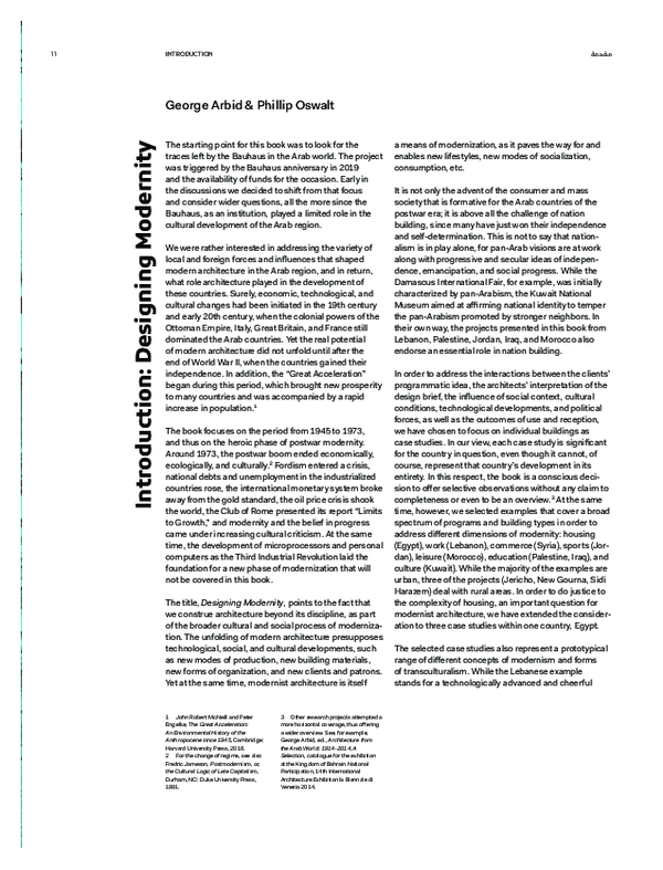 (PDF) Introduction. Designing Modernity
