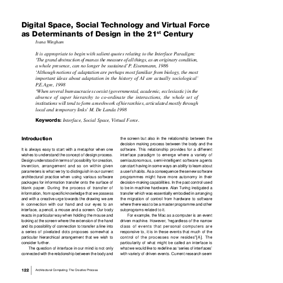 (PDF) Digital Space, Social Technology and Virtual Force as ...