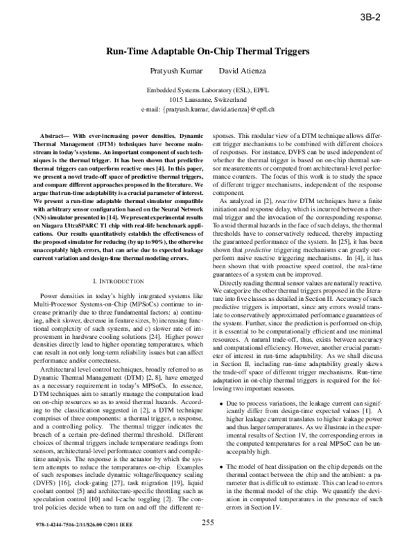 (PDF) Run-time adaptable on-chip thermal triggers | Pratyush Kumar - Academia.edu