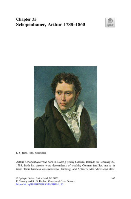 (PDF) Schopenhauer, Arthur 1788–1860