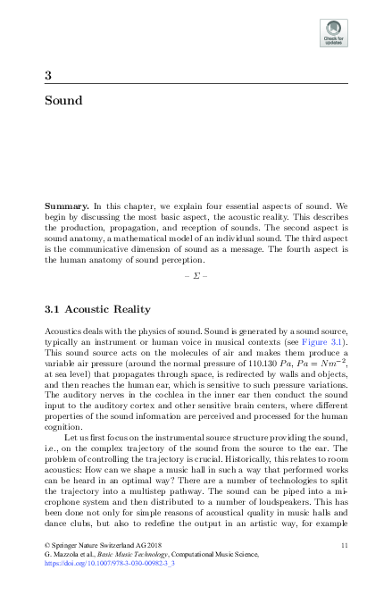 (PDF) Sound