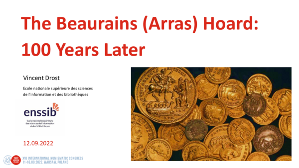 (PPT) Beaurains (Arras) Hoard, INC presentation