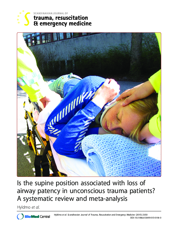 (PDF) Supine vs. Lateral Position in Trauma Patients