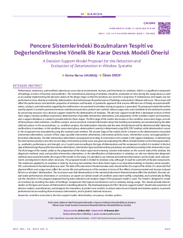 (PDF) A Decision Support Model Proposal for the Detection and ...