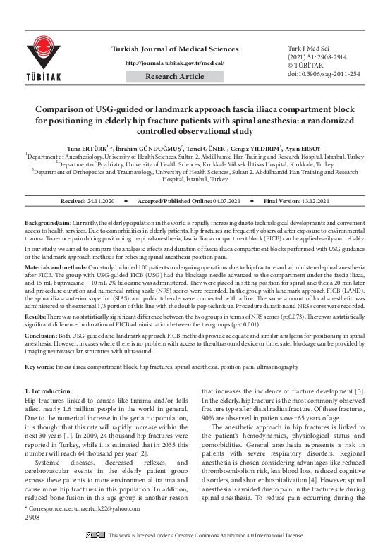 (PDF) Comparison of usg guided or landmark approach fascia iliaca ...