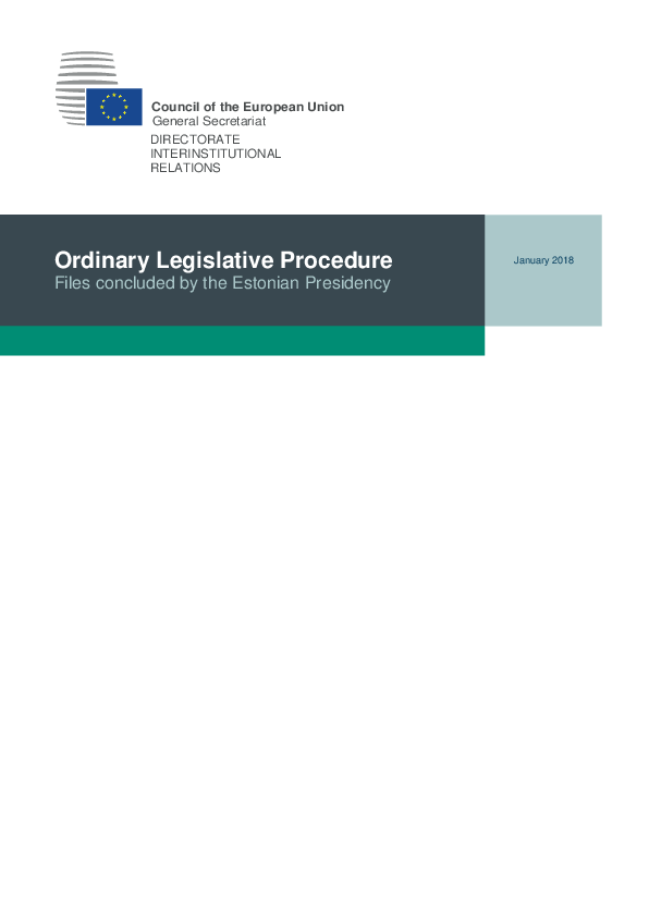 (PDF) The Ordinary Legislative Procedure