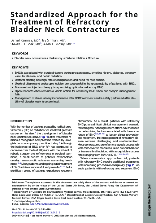 (PDF) Standardized Approach for the Treatment of Refractory Bladder ...