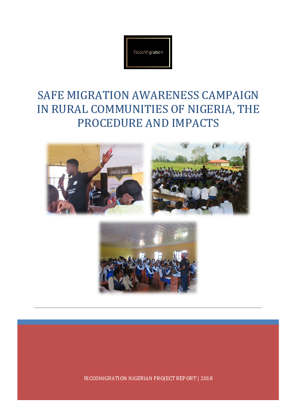 (PDF) Safe Migration Awareness Campaign in Rural Communities of Nigeria ...