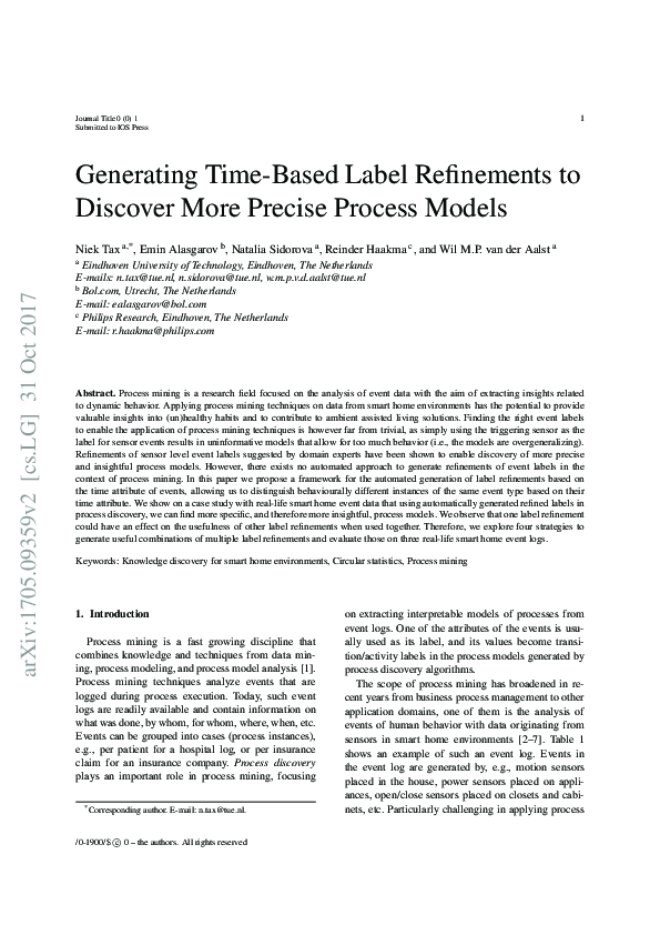 (PDF) Generating Time-Based Label Refinements to Discover More Precise ...