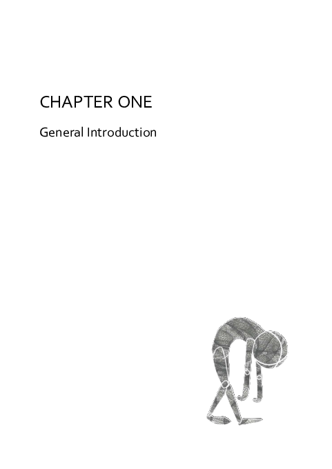 (PDF) Chapter One: General Introduction