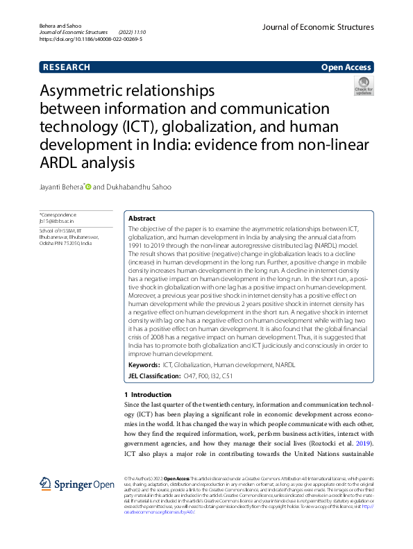 (PDF) Asymmetric Relationships Between Information and Communication ...