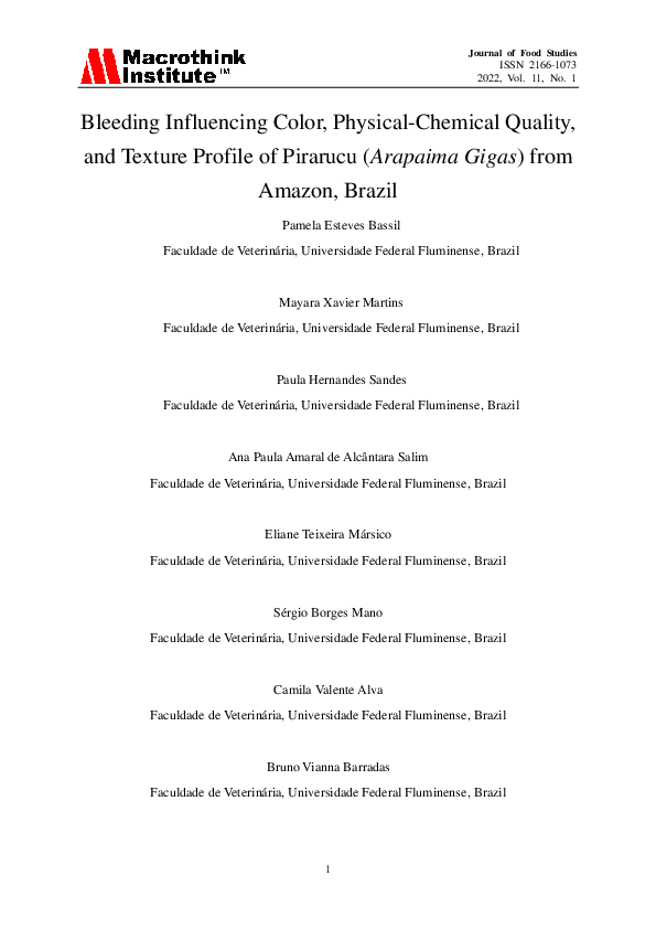 (PDF) Bleeding Influencing Color, Physical-Chemical Quality, and ...