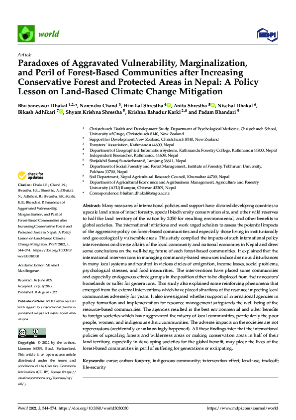 (PDF) Paradoxes of Aggravated Vulnerability, Marginalization, and Peril ...